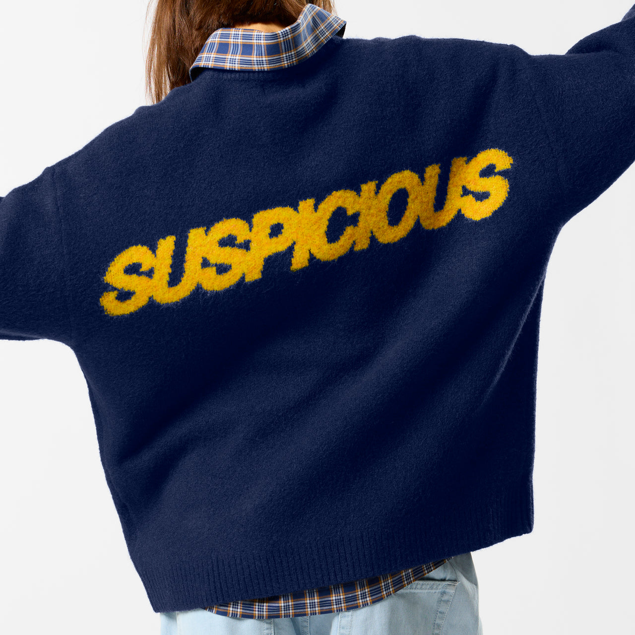 Base Knitted Sweat - Deep Navy – Suspicious Antwerp