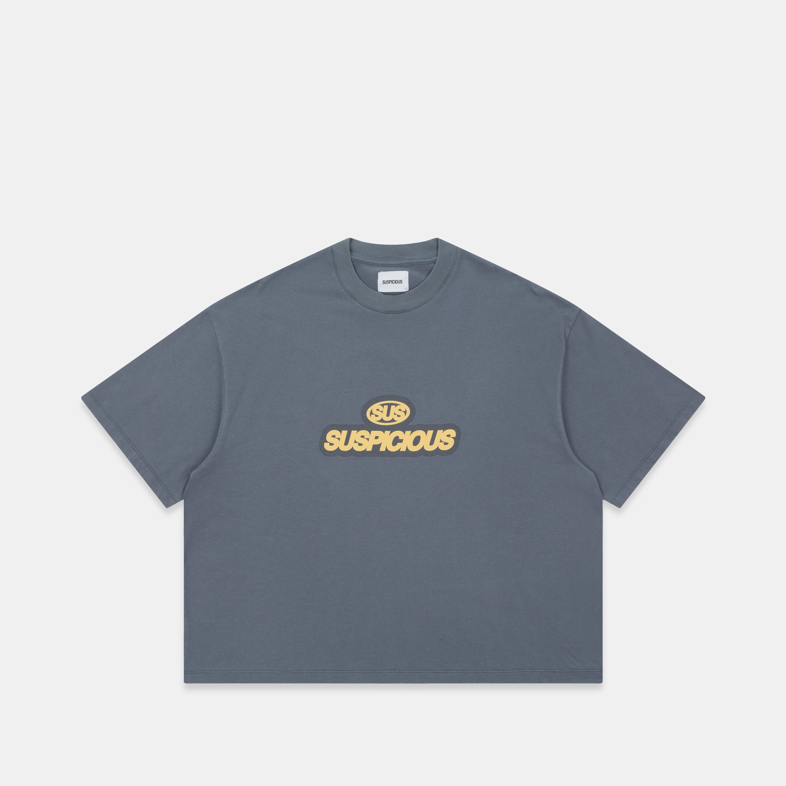 Signature Stamp Tee - Grisaille – Suspicious Antwerp
