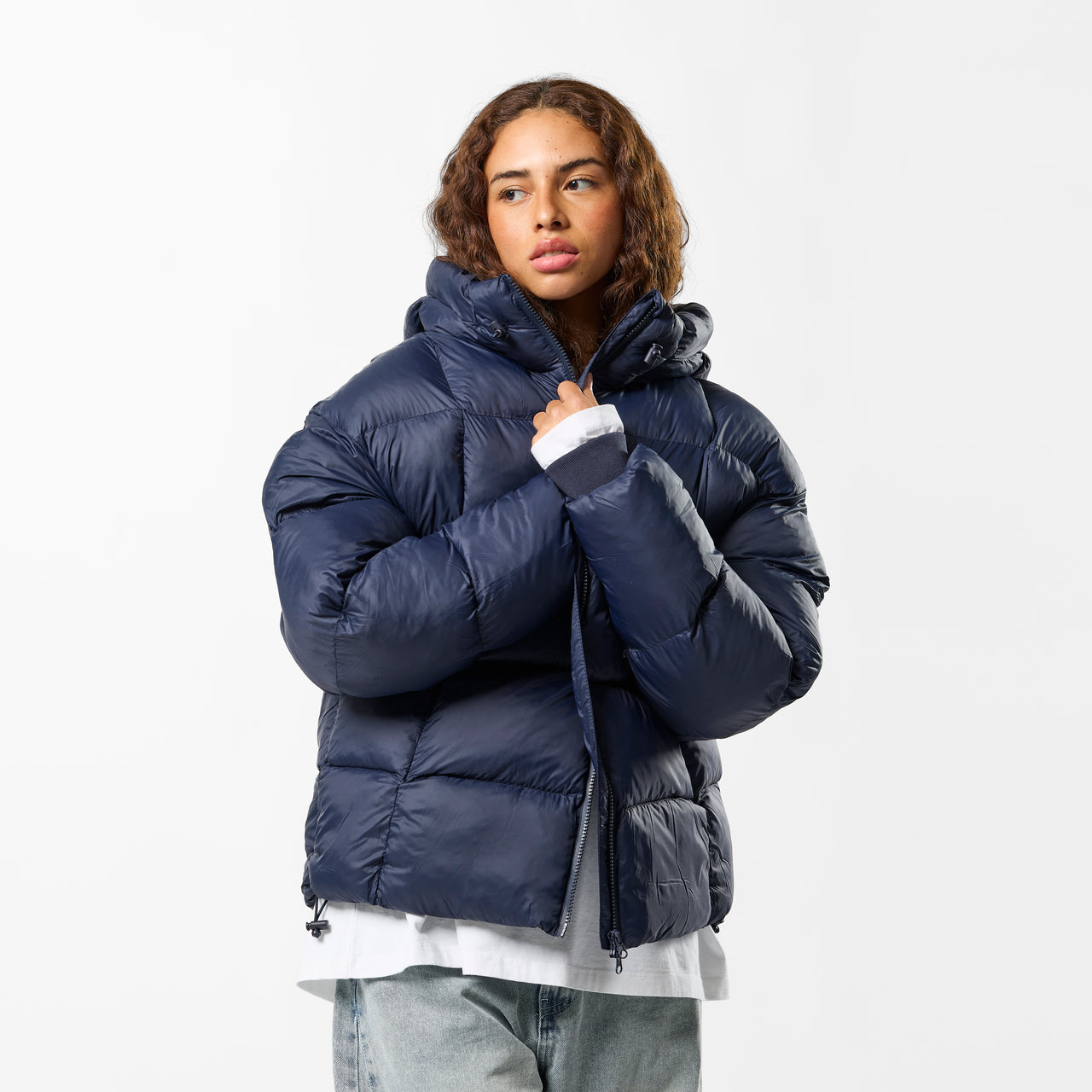 Essentials Puffer - Navy – Suspicious Antwerp
