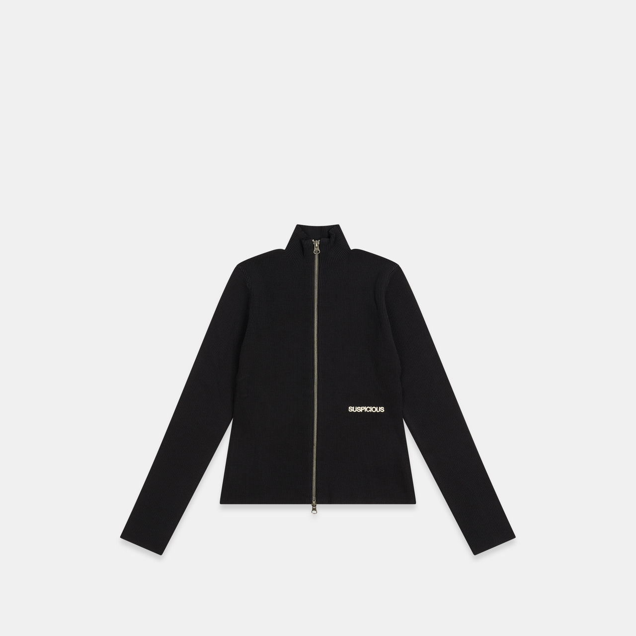 Essentials W Fitted Zip-Up - Black – Suspicious Antwerp