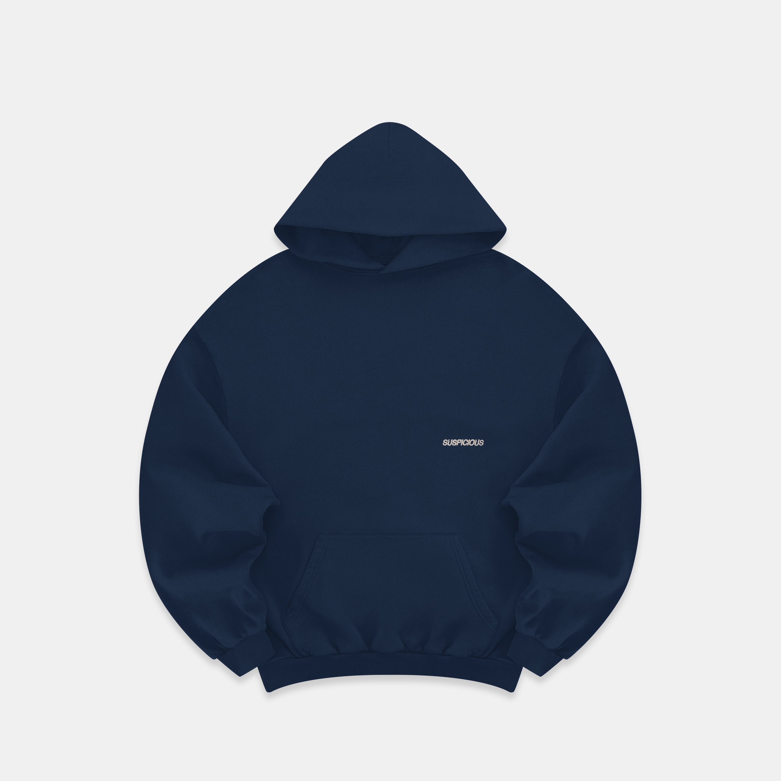 The Essentials Hoodie - Navy – Suspicious Antwerp