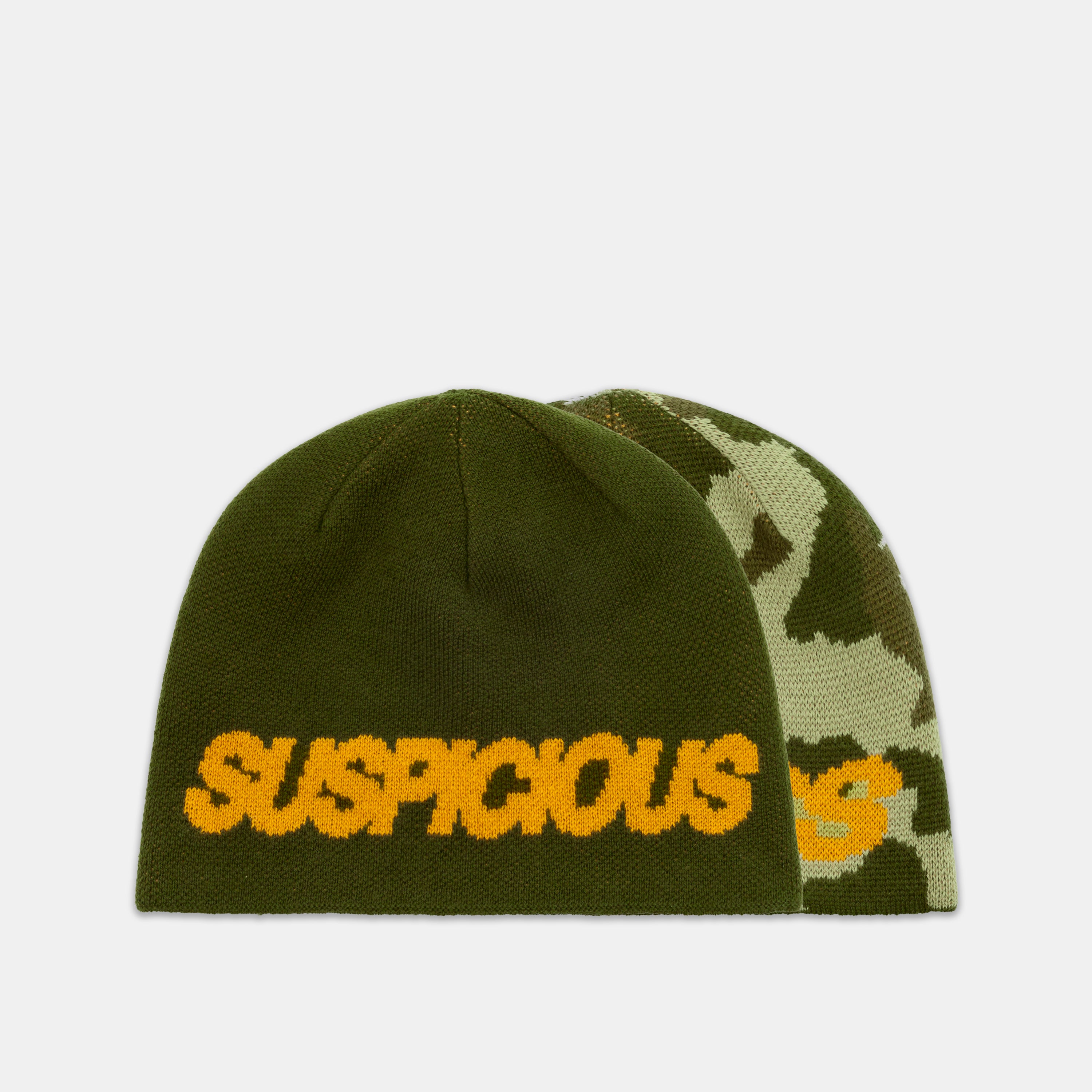 Reversible Beanie - Armory & Green Camo – Suspicious Antwerp