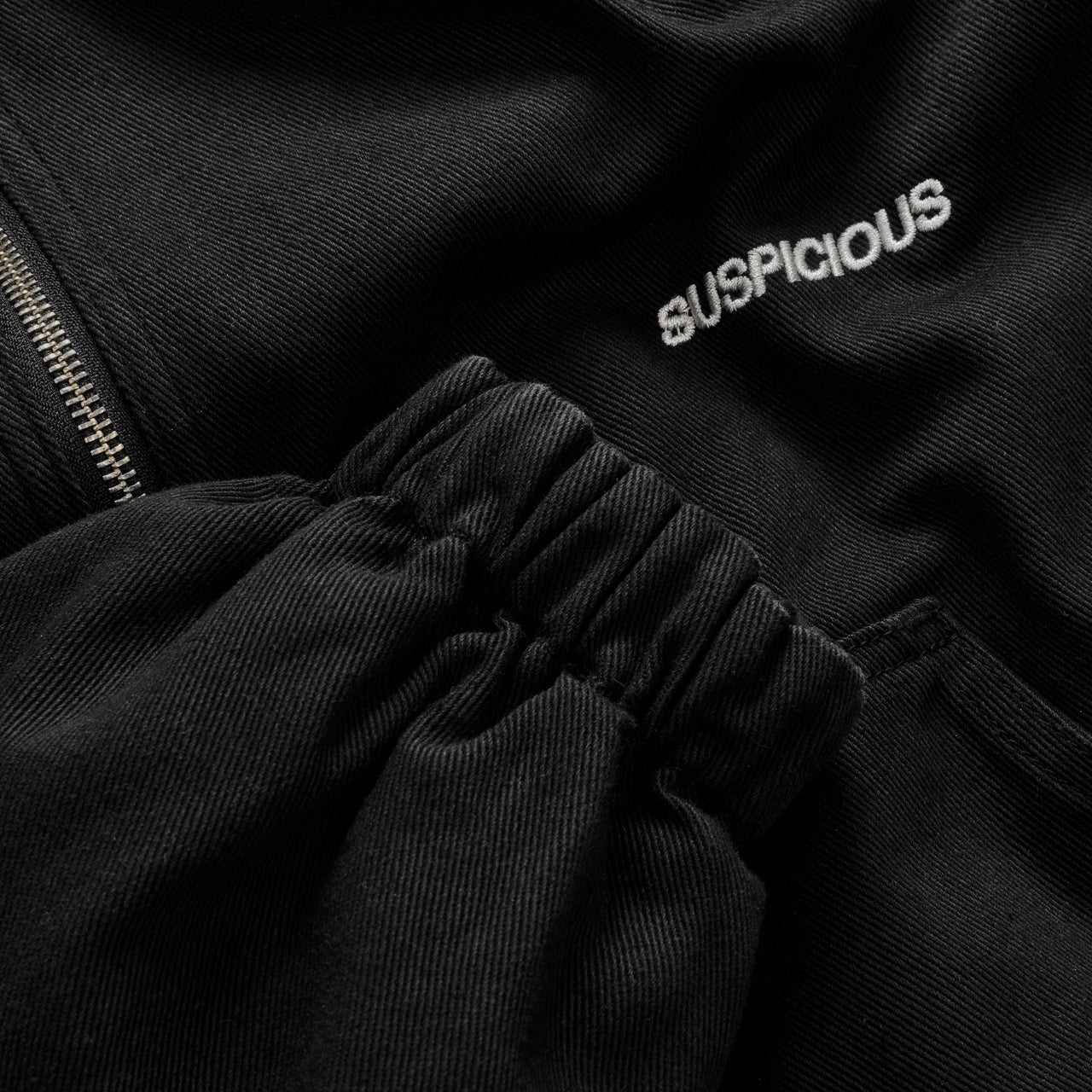 Reversible Canvas Hooded Jacket - Black – Suspicious Antwerp
