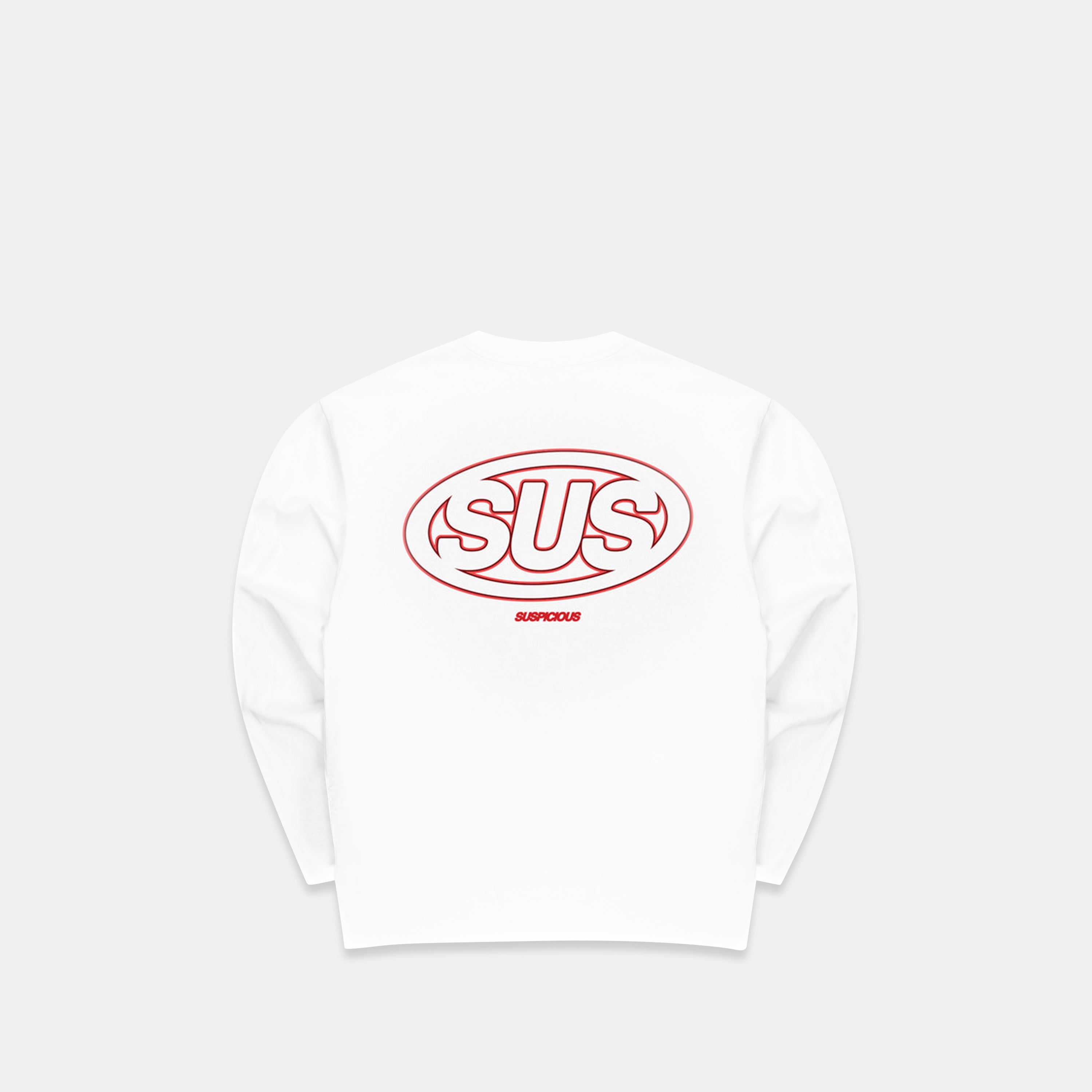 SUS Longsleeve - White – Suspicious Antwerp