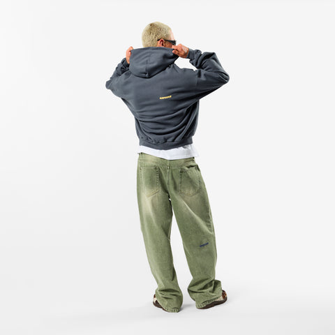 Signature Stamp Hoodie - Grisaille – Suspicious Antwerp