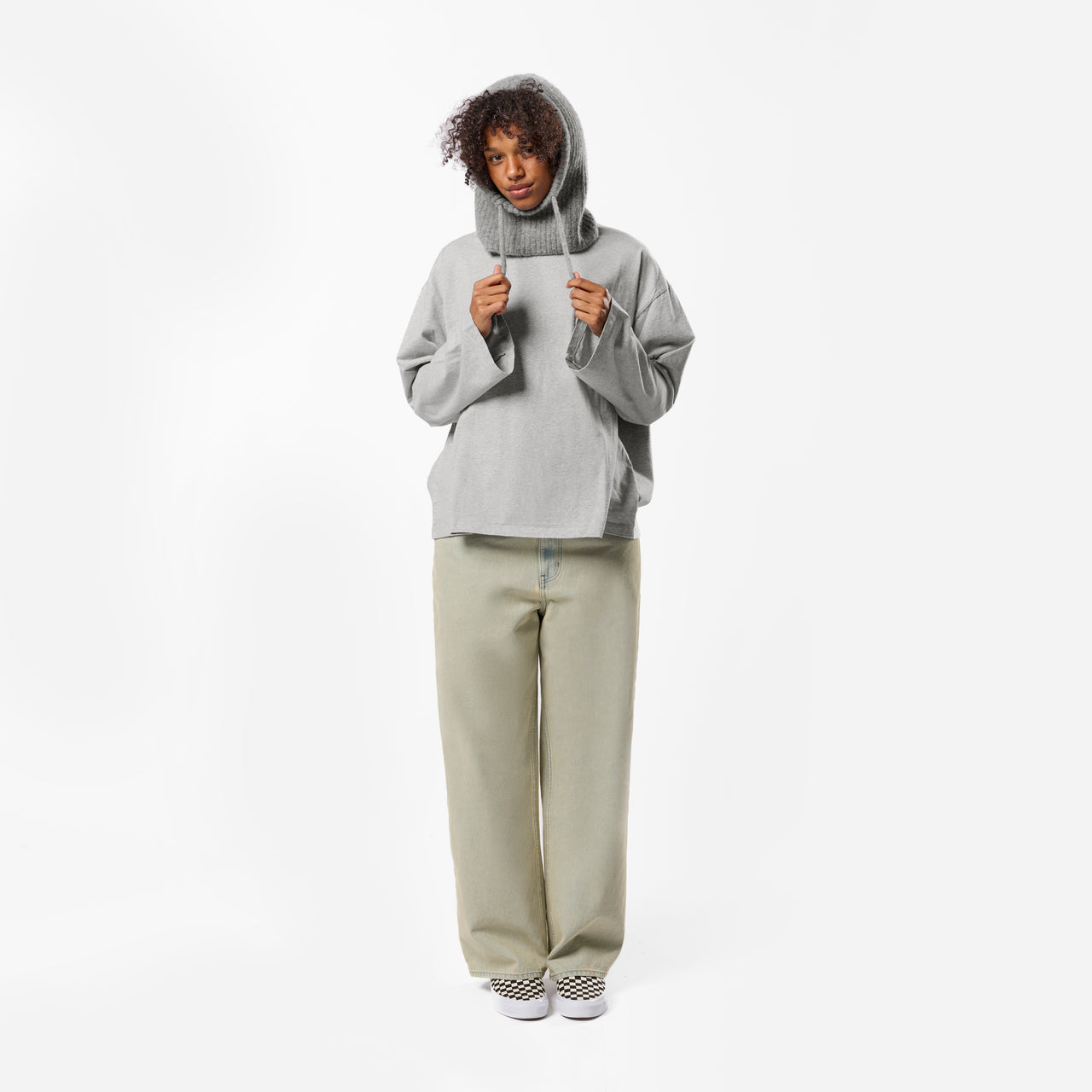 The Essentials Longsleeve - Neutral Heather – Suspicious Antwerp