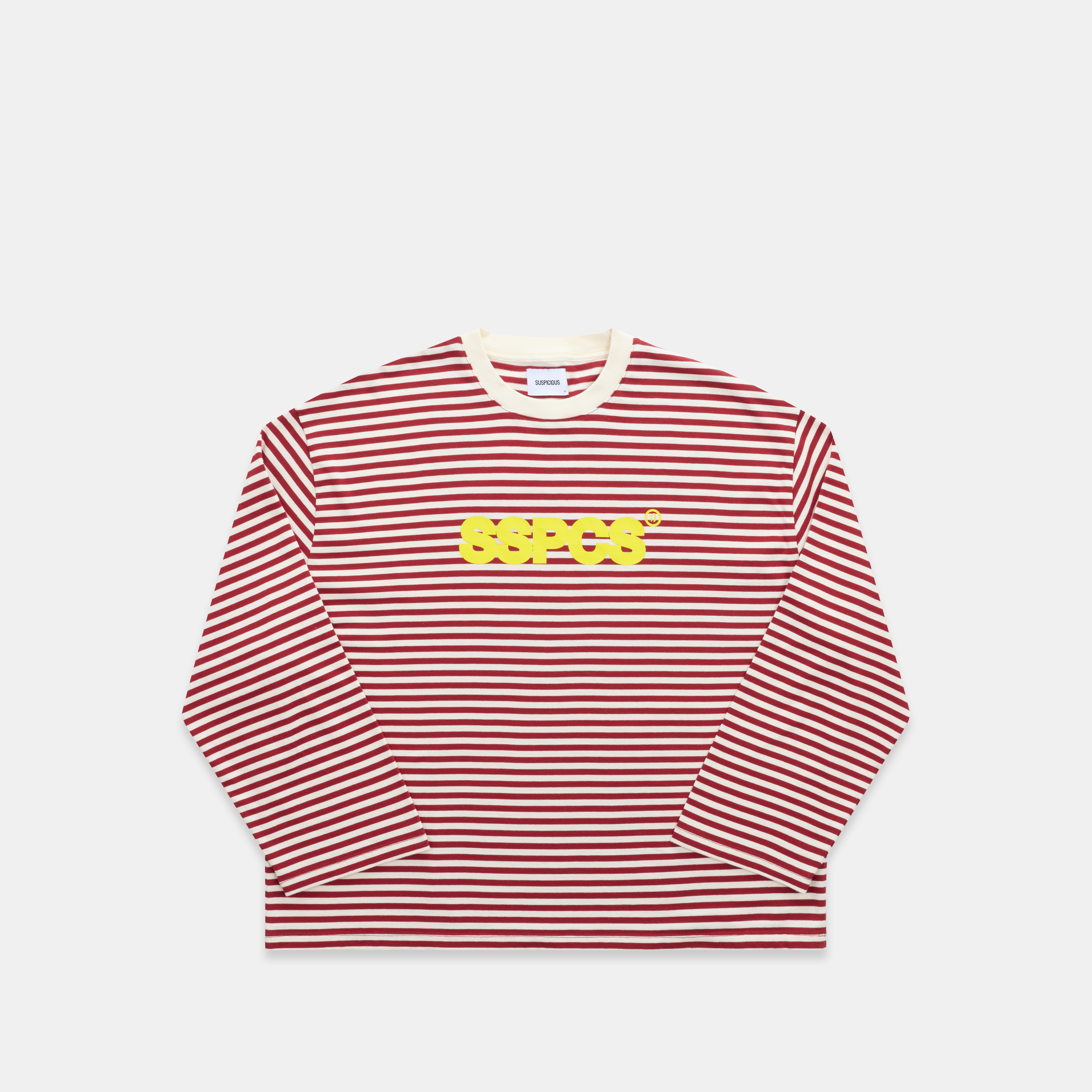 The SSPCS Striped Longsleeve - Red – Suspicious Antwerp