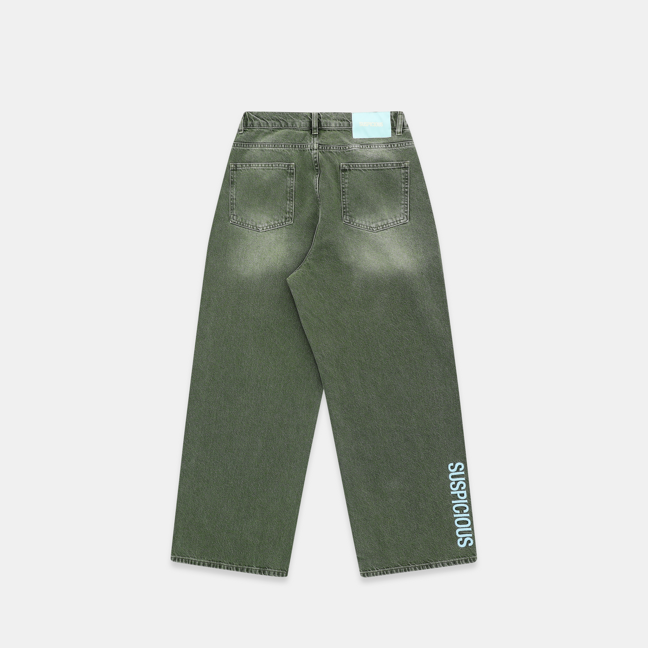 Vertified Roomie Jeans - Washed Green – Suspicious Antwerp